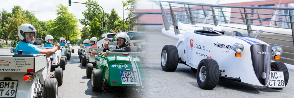 ᐅ Hot Rod City Tour Köln - Im Mini Hot Rod durch die City cruisen